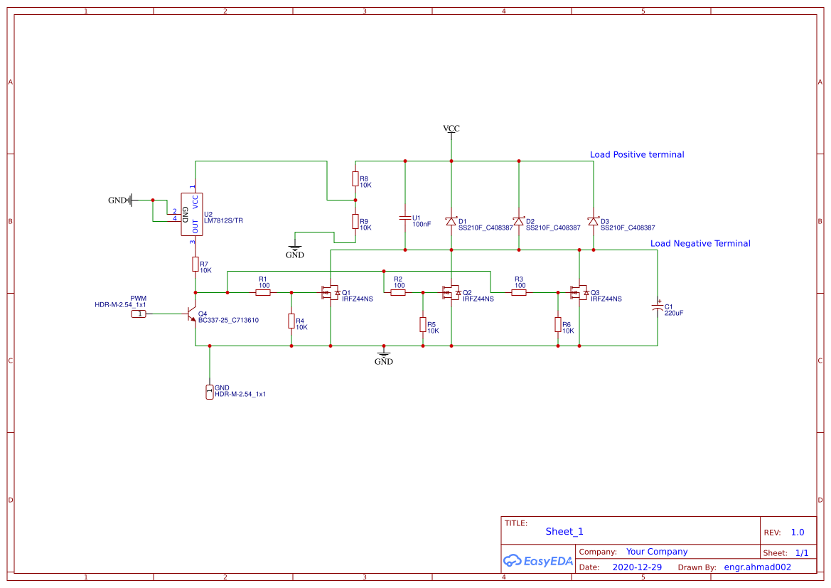 LED DImmer - EasyEDA open source hardware lab
