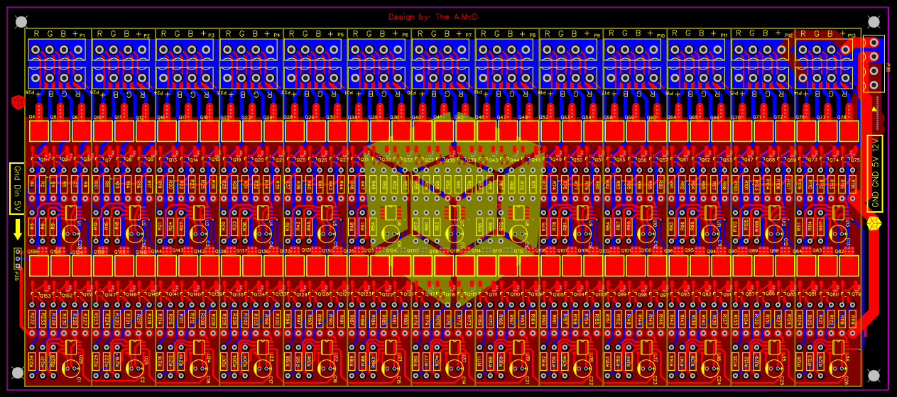 RGB LED panel wall - Platform for creating and sharing projects - OSHWLab