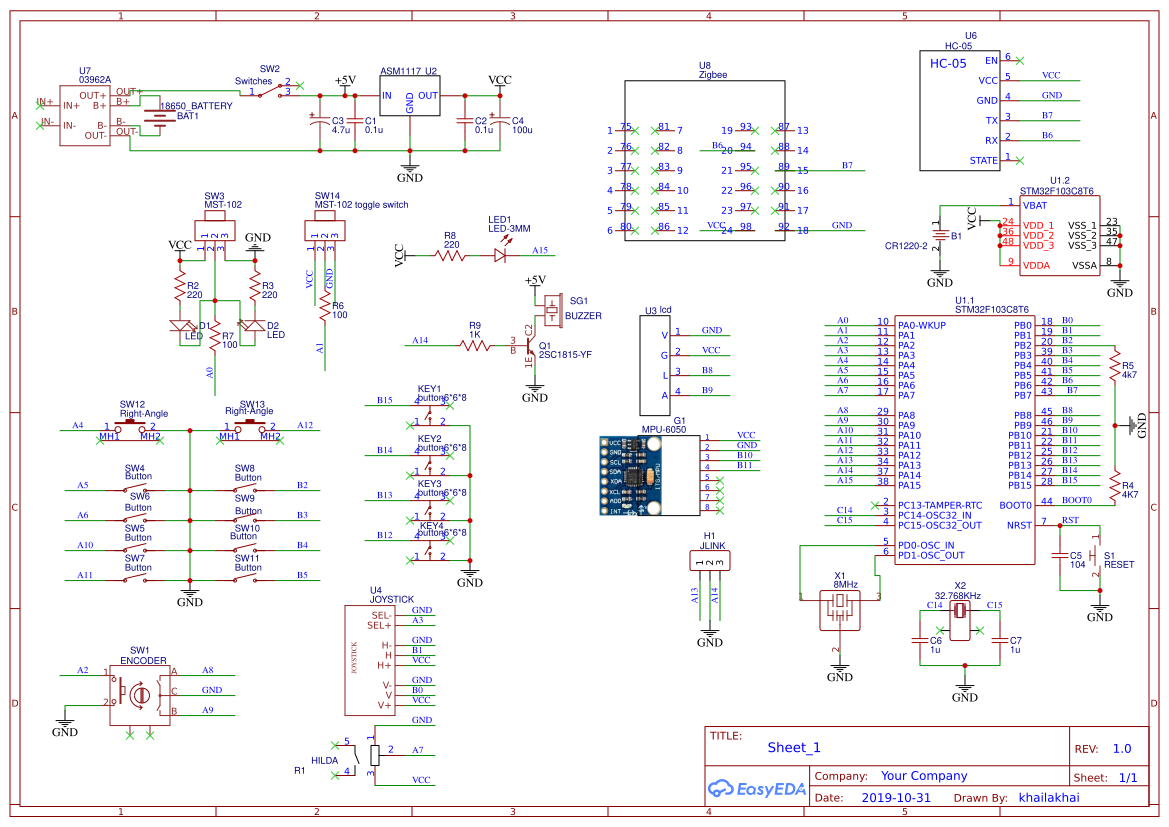 gamePad - EasyEDA open source hardware lab
