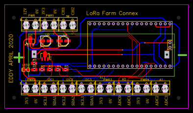 LoRa Farm Connex - EasyEDA open source hardware lab