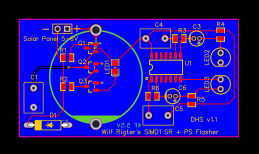 SIMD1 + PS Flasher Solar Pummer - EasyEDA open source hardware lab