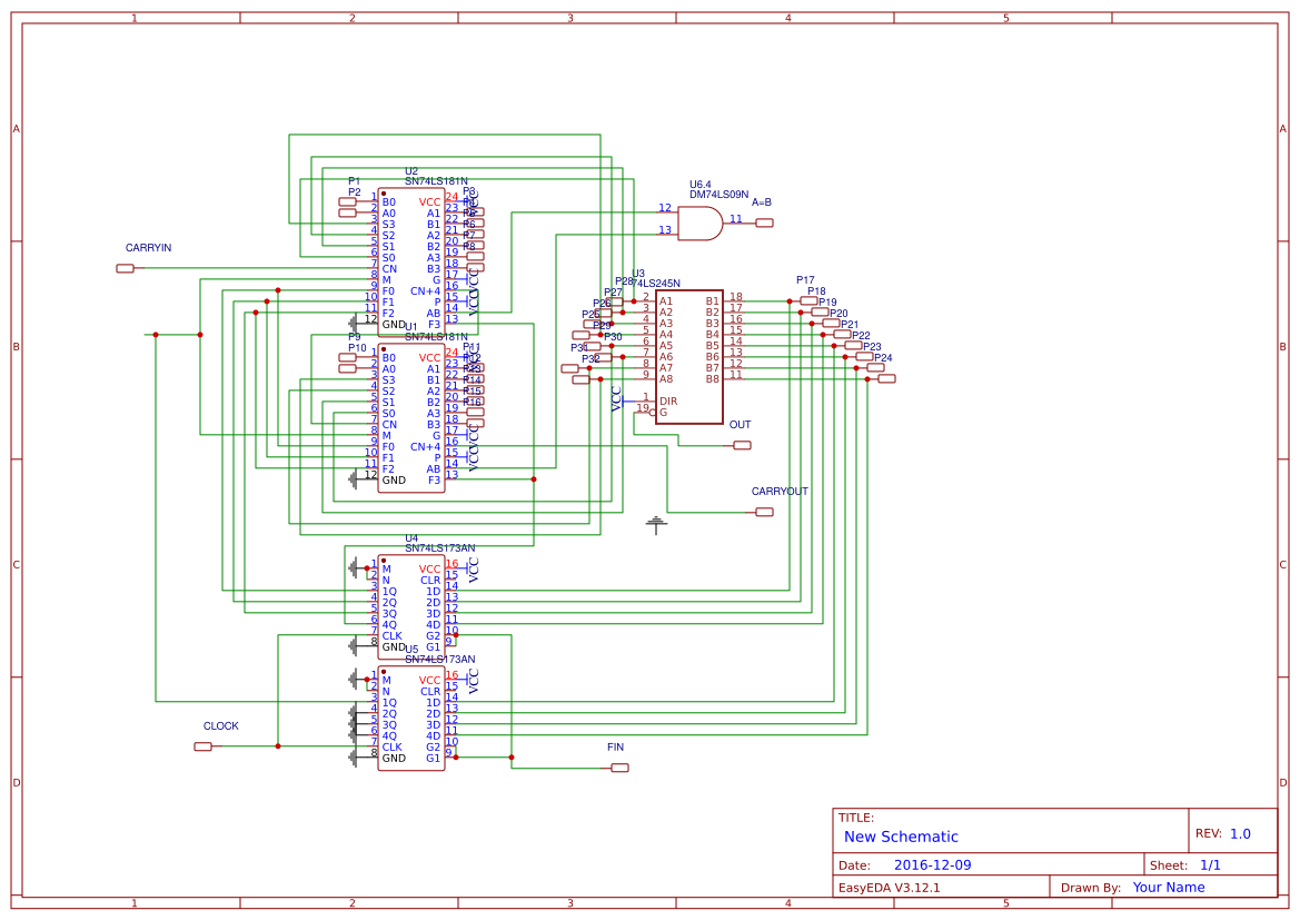 8 bit alu - EasyEDA open source hardware lab
