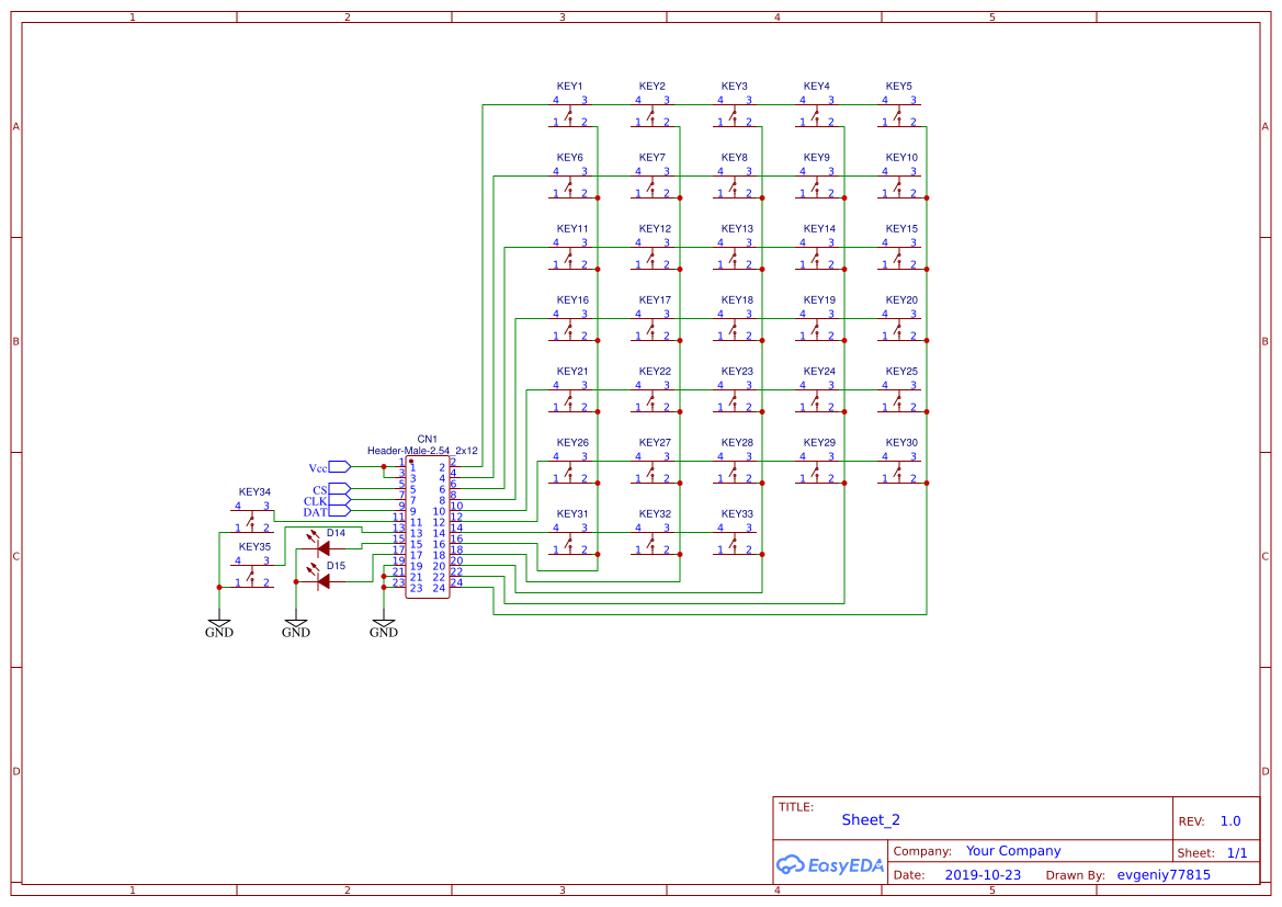 Rele - MAX7219 - EasyEDA open source hardware lab