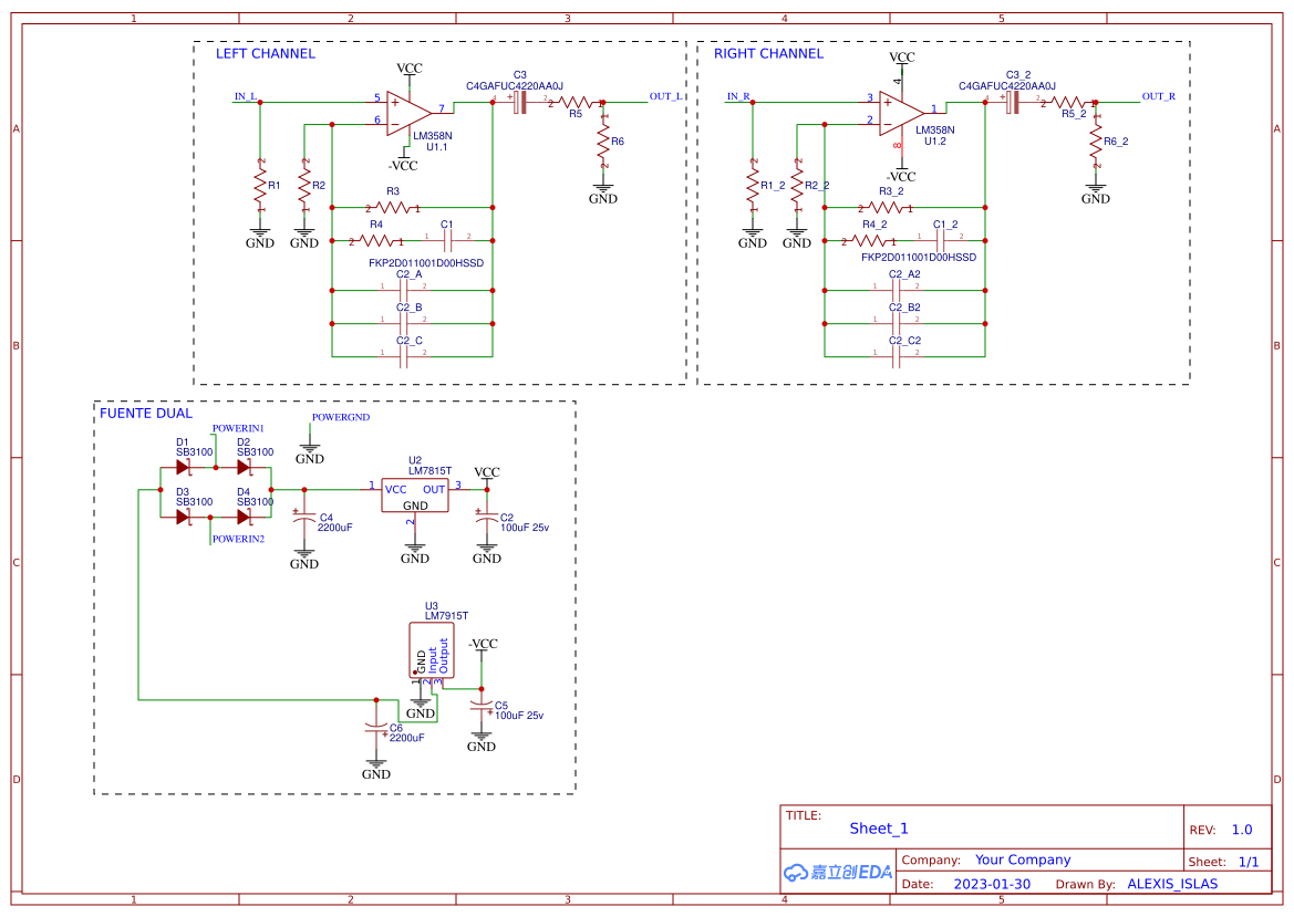 OPAMP_DOBLE - OSHWLab