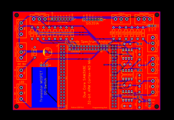21 Bands Spectrum Analyzer Oshwlab