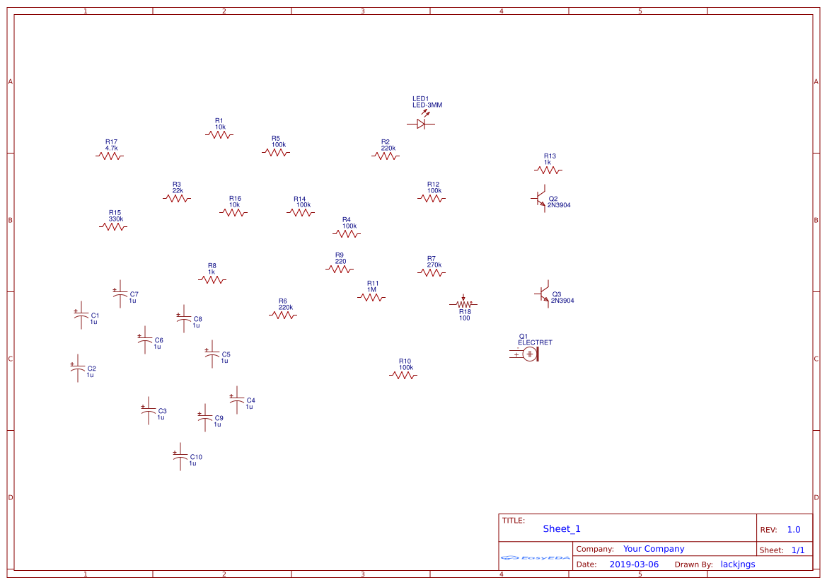 Sound Activated Switch - EasyEDA open source hardware lab