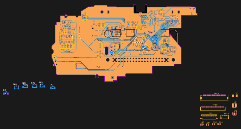 PSPi Zero Version 5 - EasyEDA open source hardware lab
