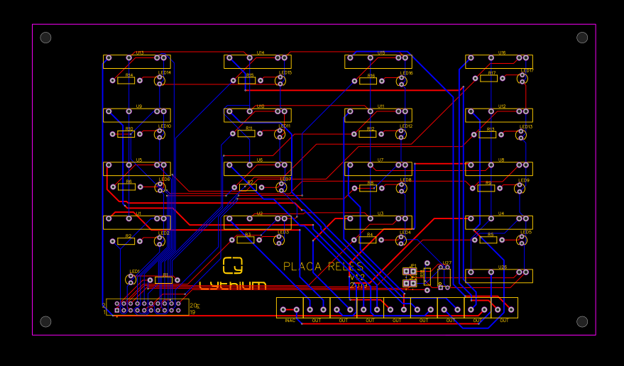 Placa Reles SSR - EasyEDA open source hardware lab