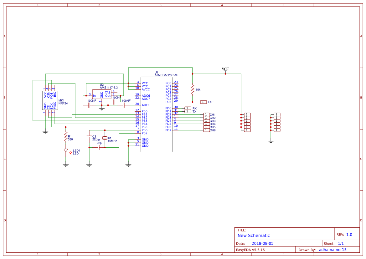 SMD RC reciver - EasyEDA open source hardware lab