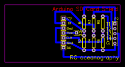 arduino SD card shield - OSHWLab
