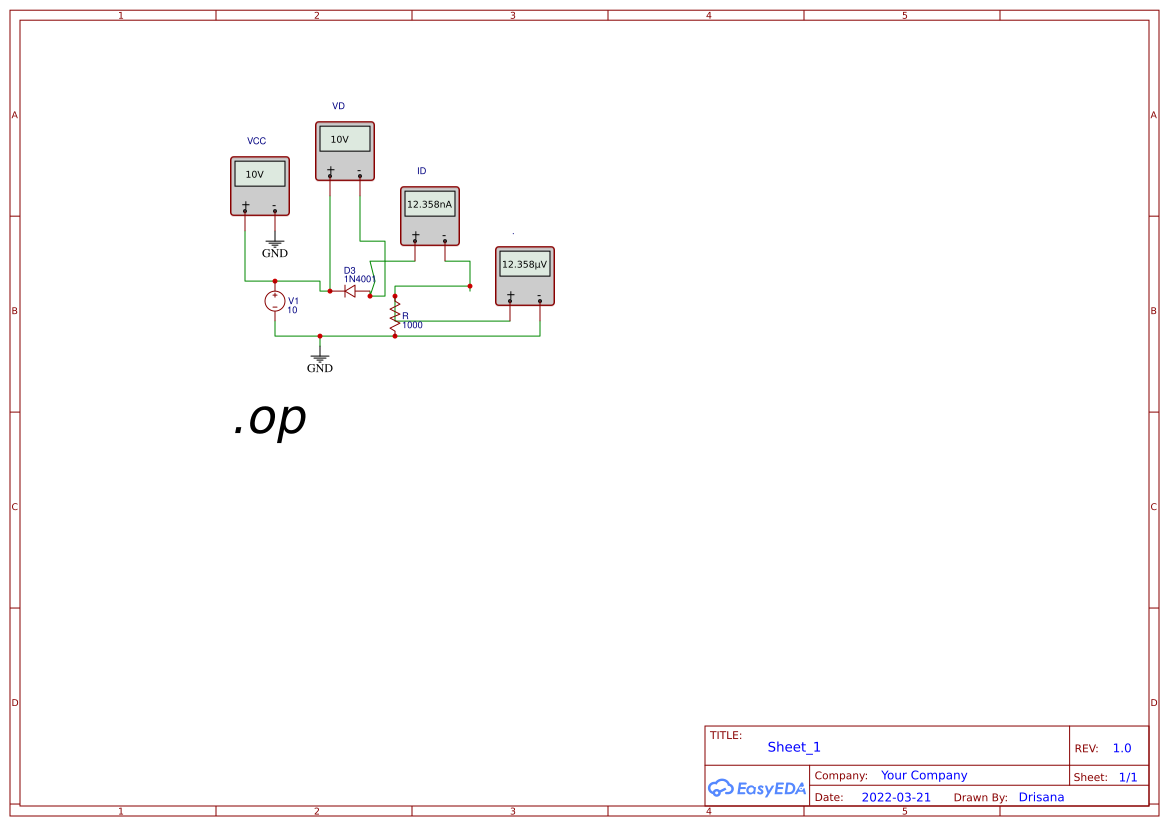 Curvas Diodo - EasyEDA open source hardware lab