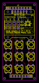 Scene controller OLED keypad - EasyEDA open source hardware lab