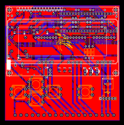 STM32 + Relay + I2C LCD - EasyEDA open source hardware lab