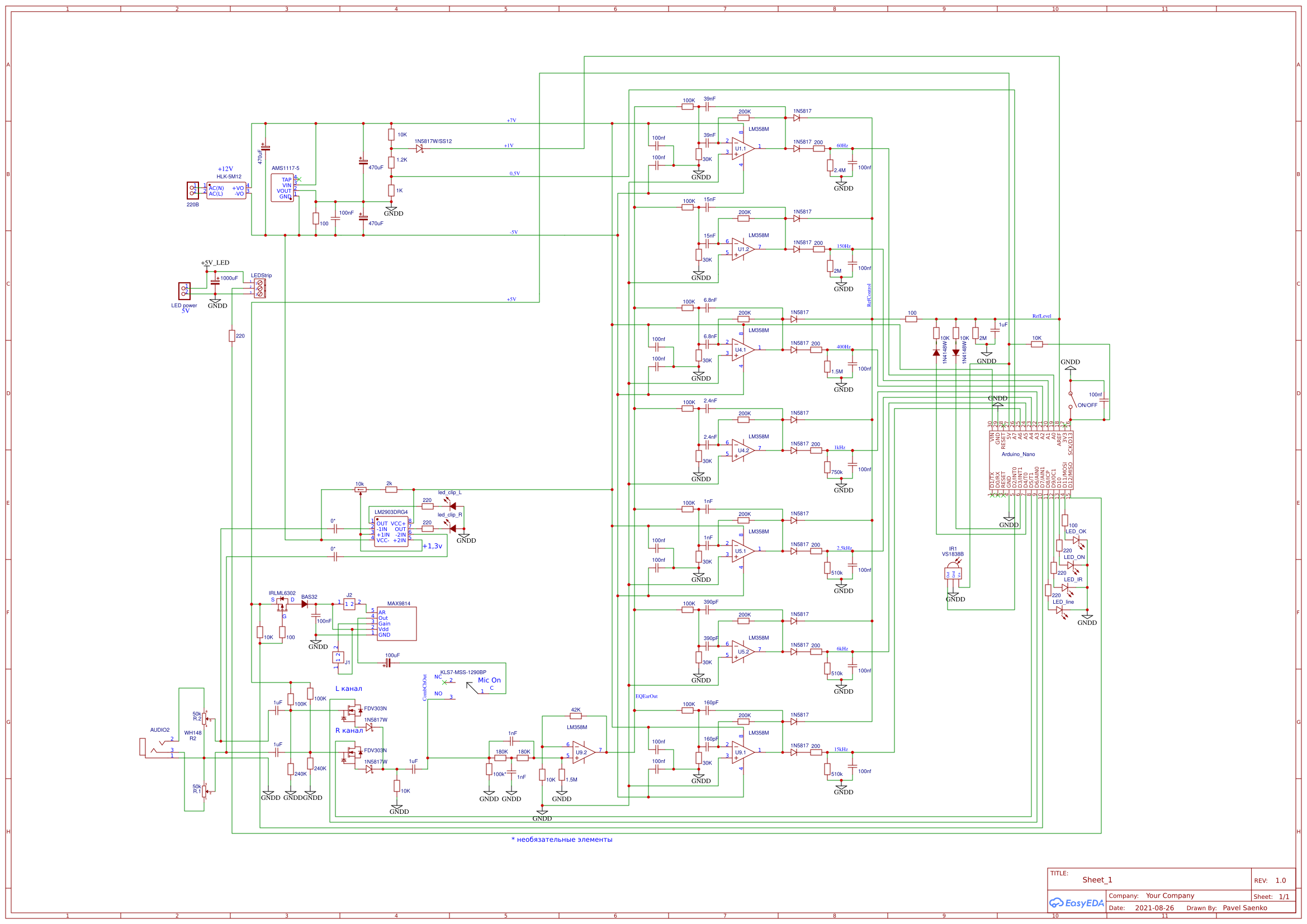 ColorMusic_Filtr_v2 - EasyEDA open source hardware lab