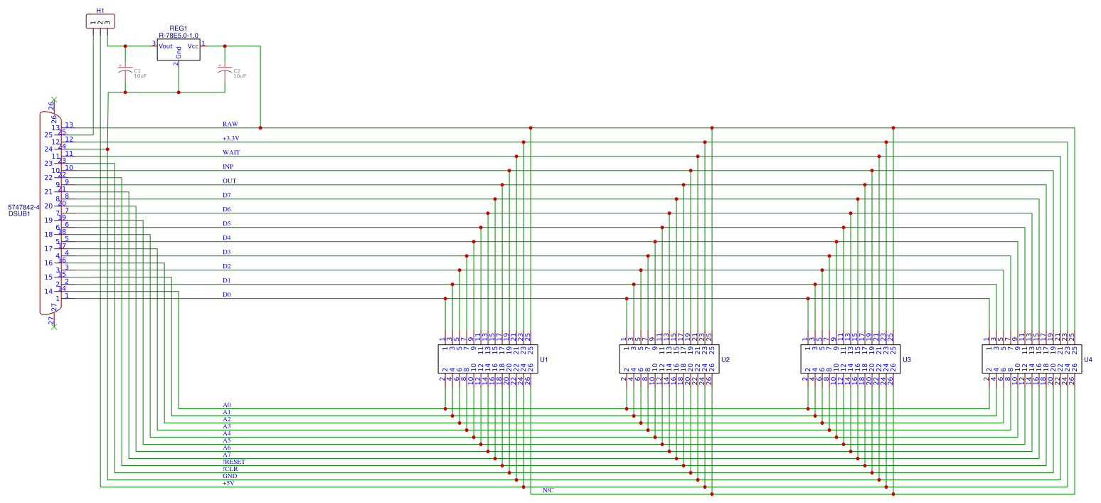 IOBus - Backplane - EasyEDA open source hardware lab