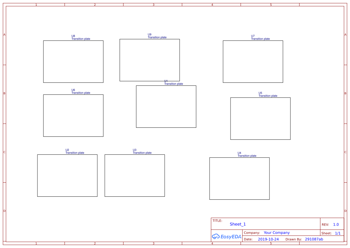 Transition plate - EasyEDA open source hardware lab