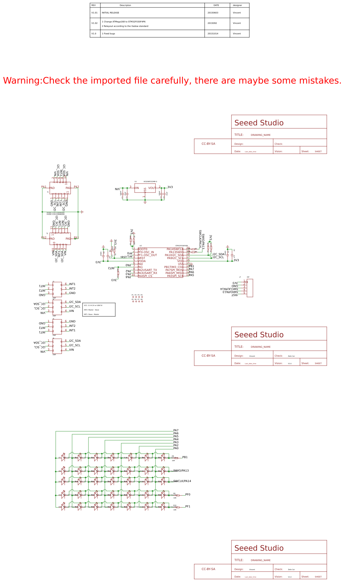 Xadow LED 5x7 - OSHWLab