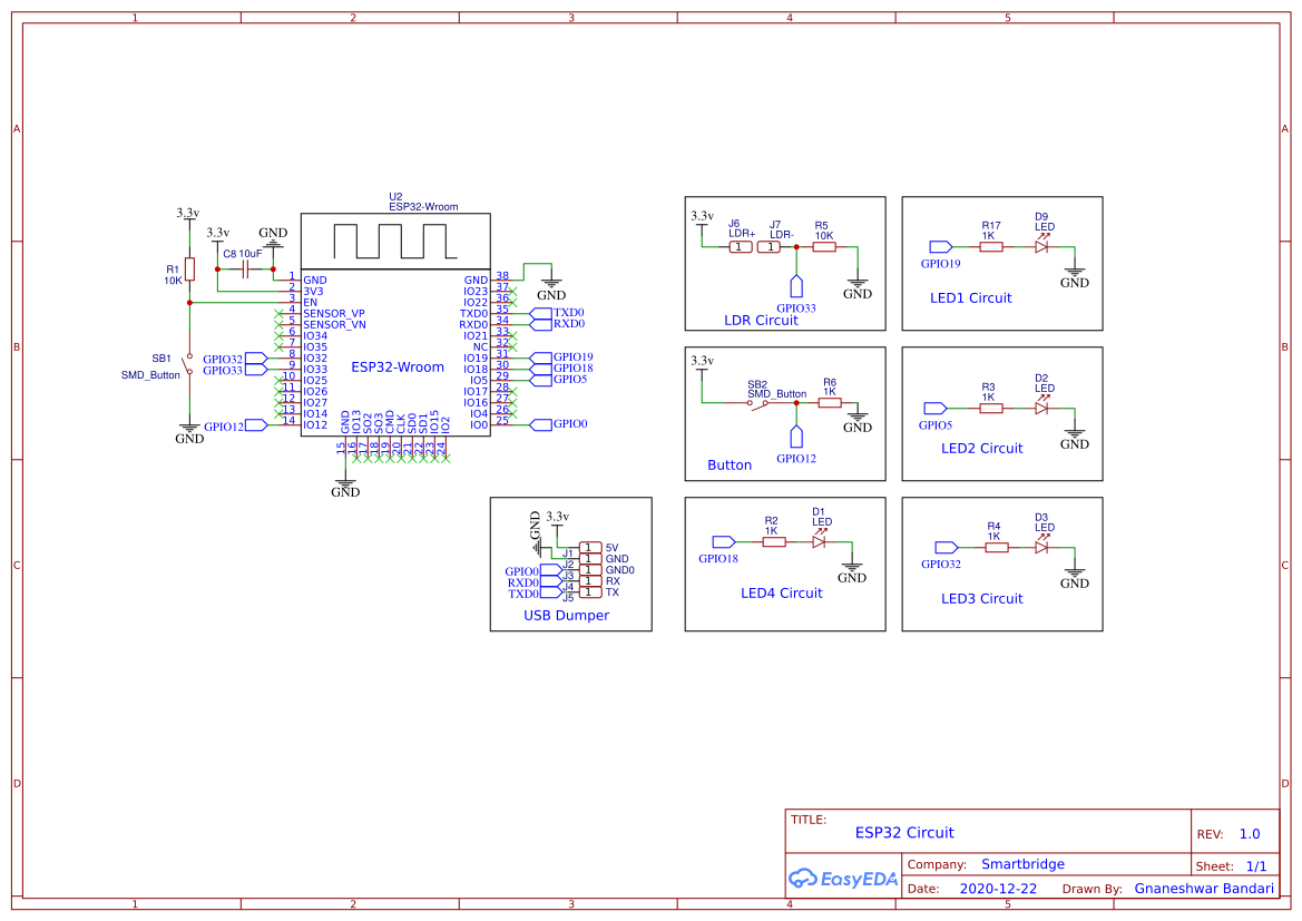 ESP32 Circuit - OSHWLab
