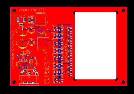 Midi Stepper Synth V22 Interface Easyeda Open Source Hardware Lab