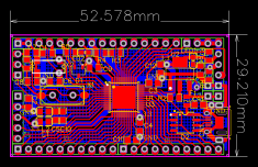 STM32F1xx, STM32F4xx V5.0b, Single Layer template project, minimal board. Also for STM32F103CBT6 ...