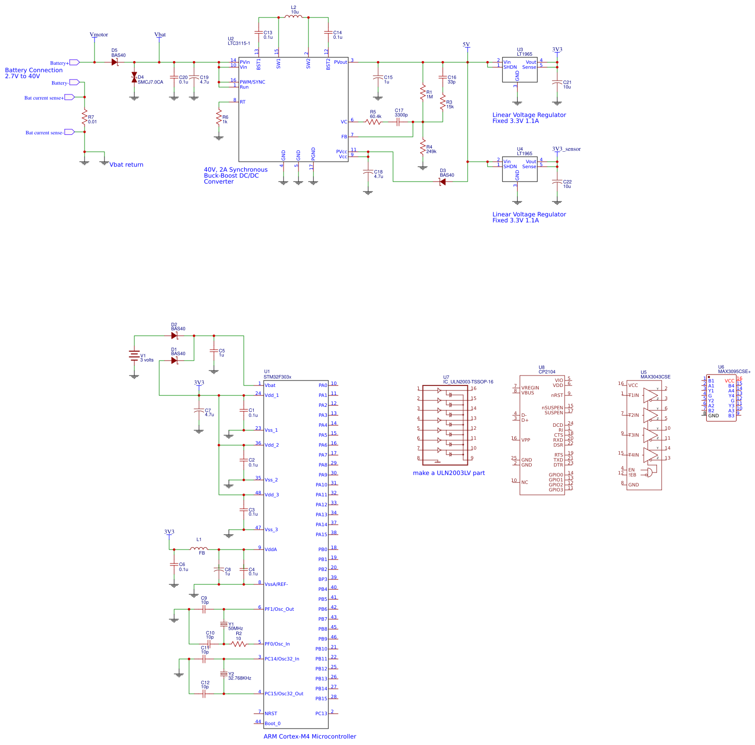 Flight Control System V1 - EasyEDA open source hardware lab