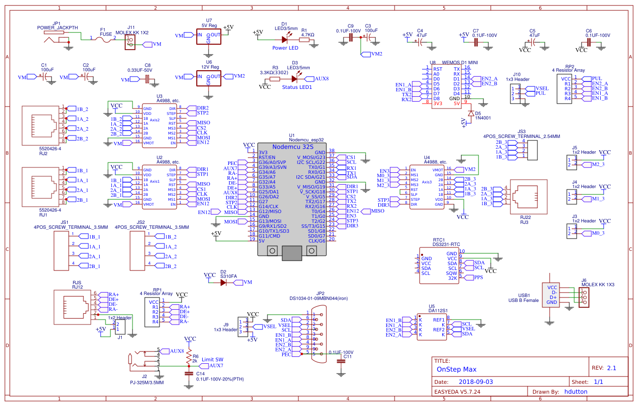 maxESP2 - EasyEDA open source hardware lab