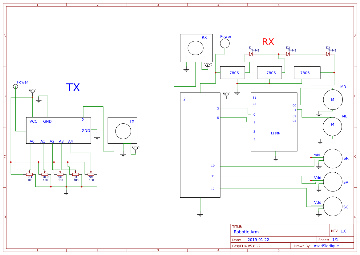 Robotic arm - OSHWLab