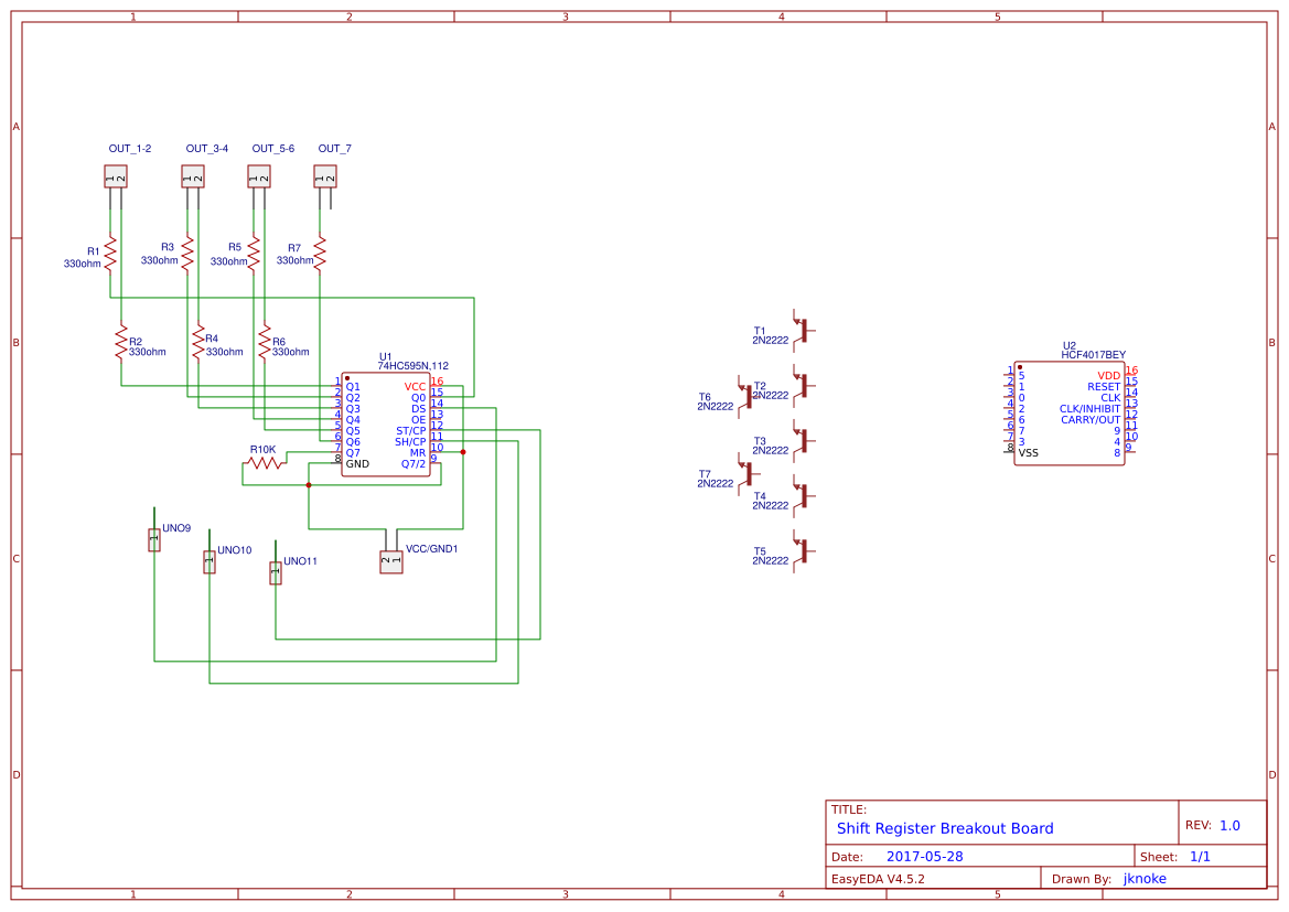 LED Matrix - EasyEDA open source hardware lab