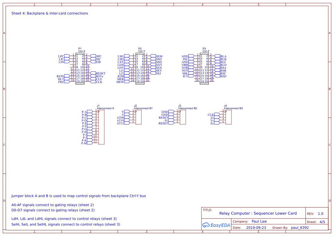 RC - Sequencer Lower - EasyEDA open source hardware lab