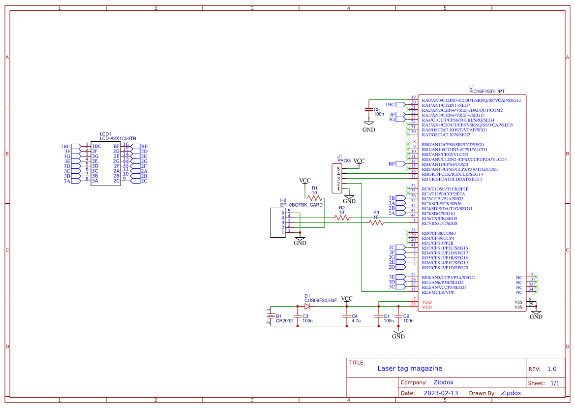 Laser tag magazine old - EasyEDA open source hardware lab