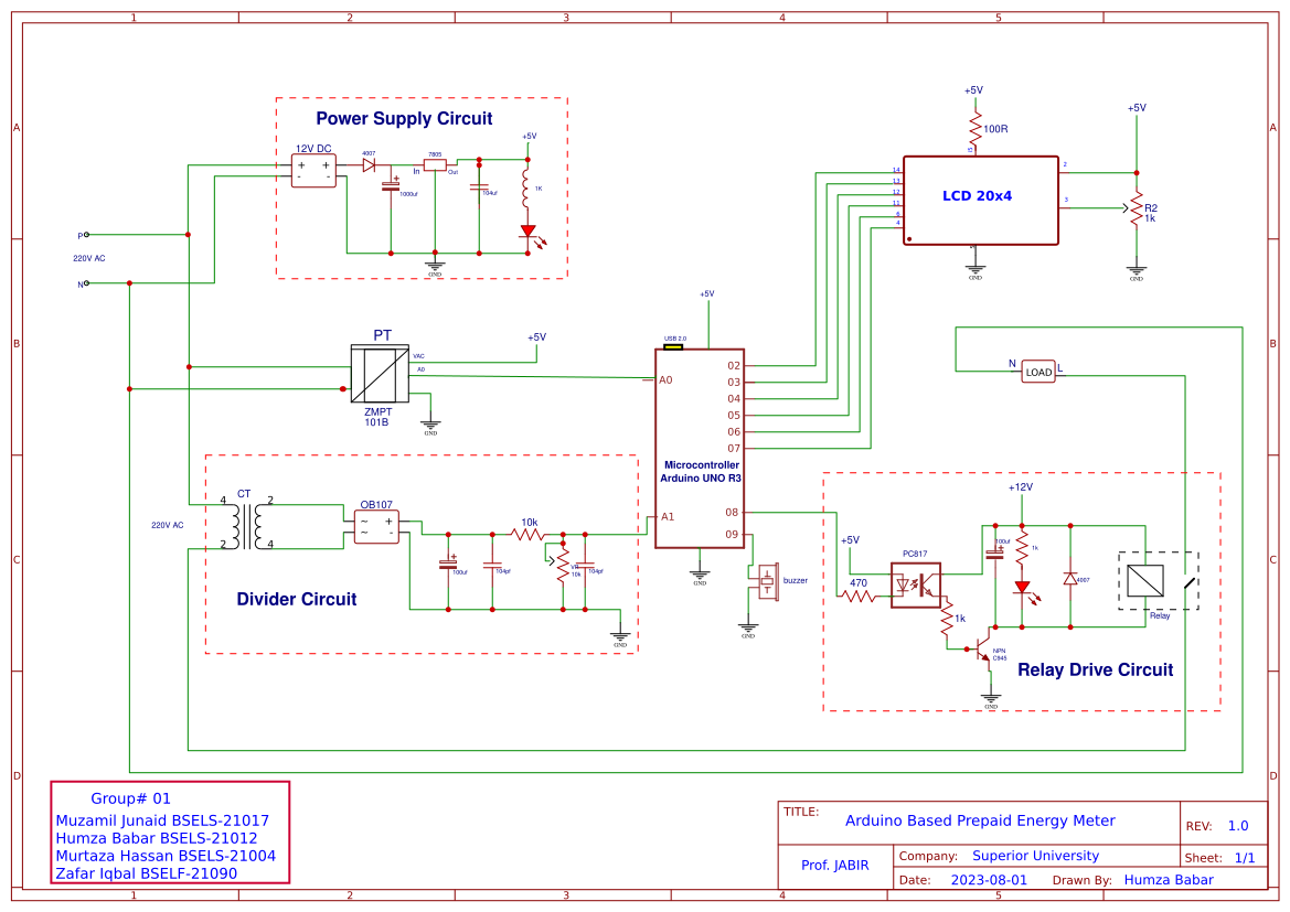 Arduino Based Prepaid Energy Meter - EasyEDA open source hardware lab