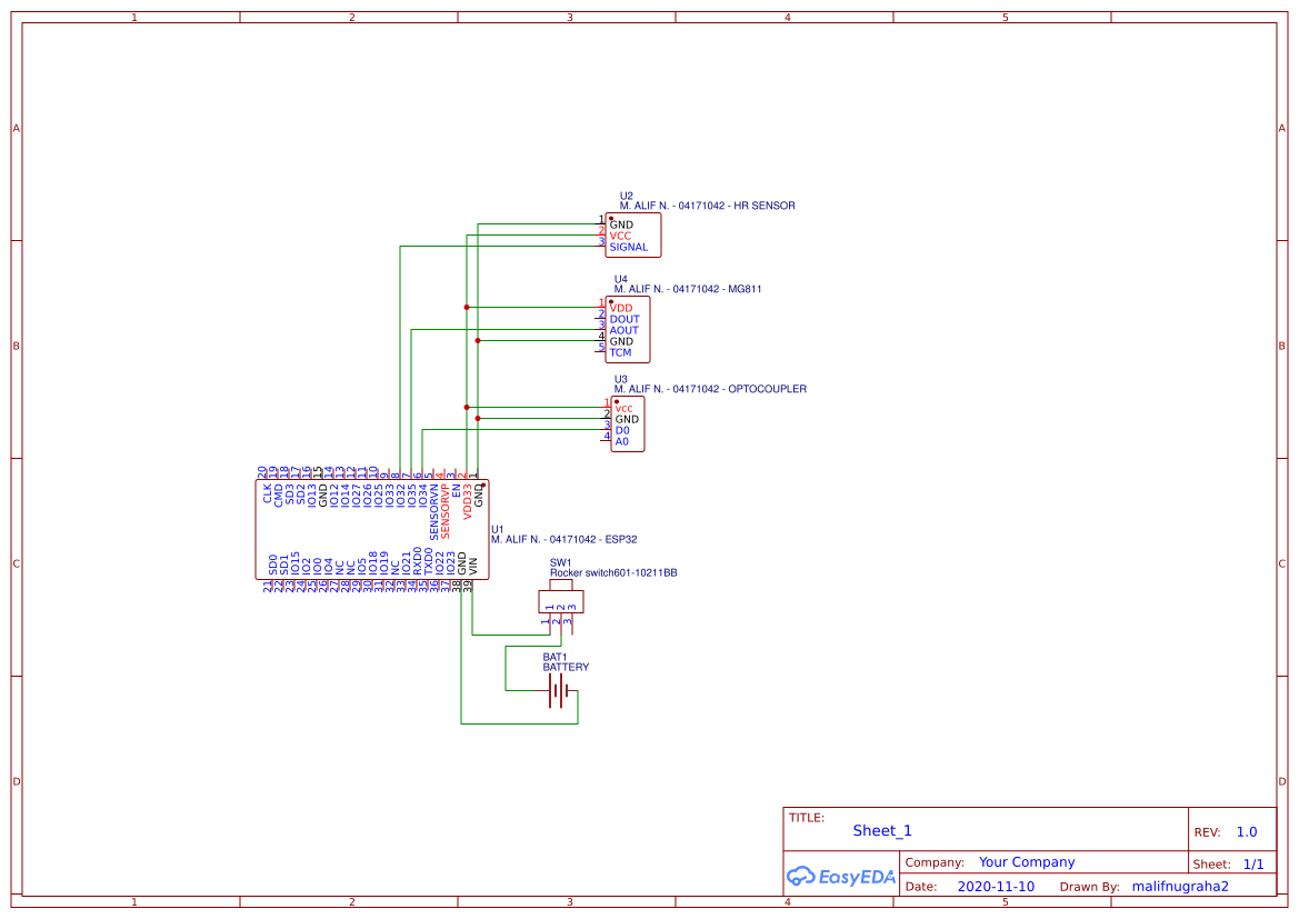 M. Alif N. - 04171042 - UTS - EasyEDA open source hardware lab