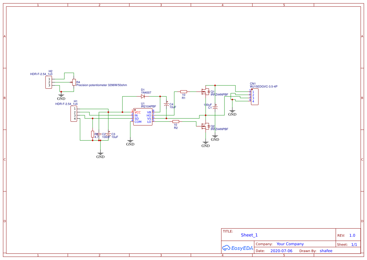 MOSFET DRIVER - OSHWLab