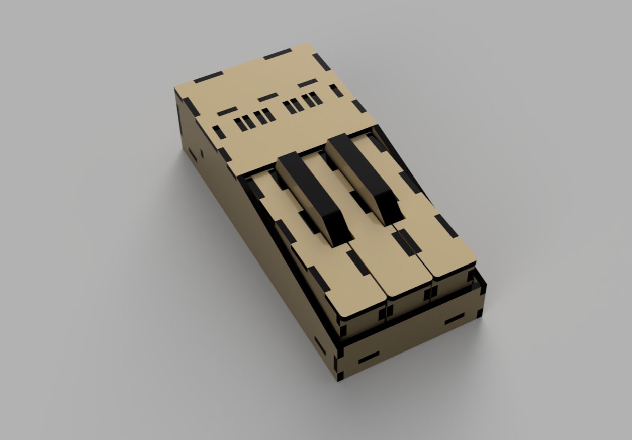 Teclado Midi MDF - OSHWLab