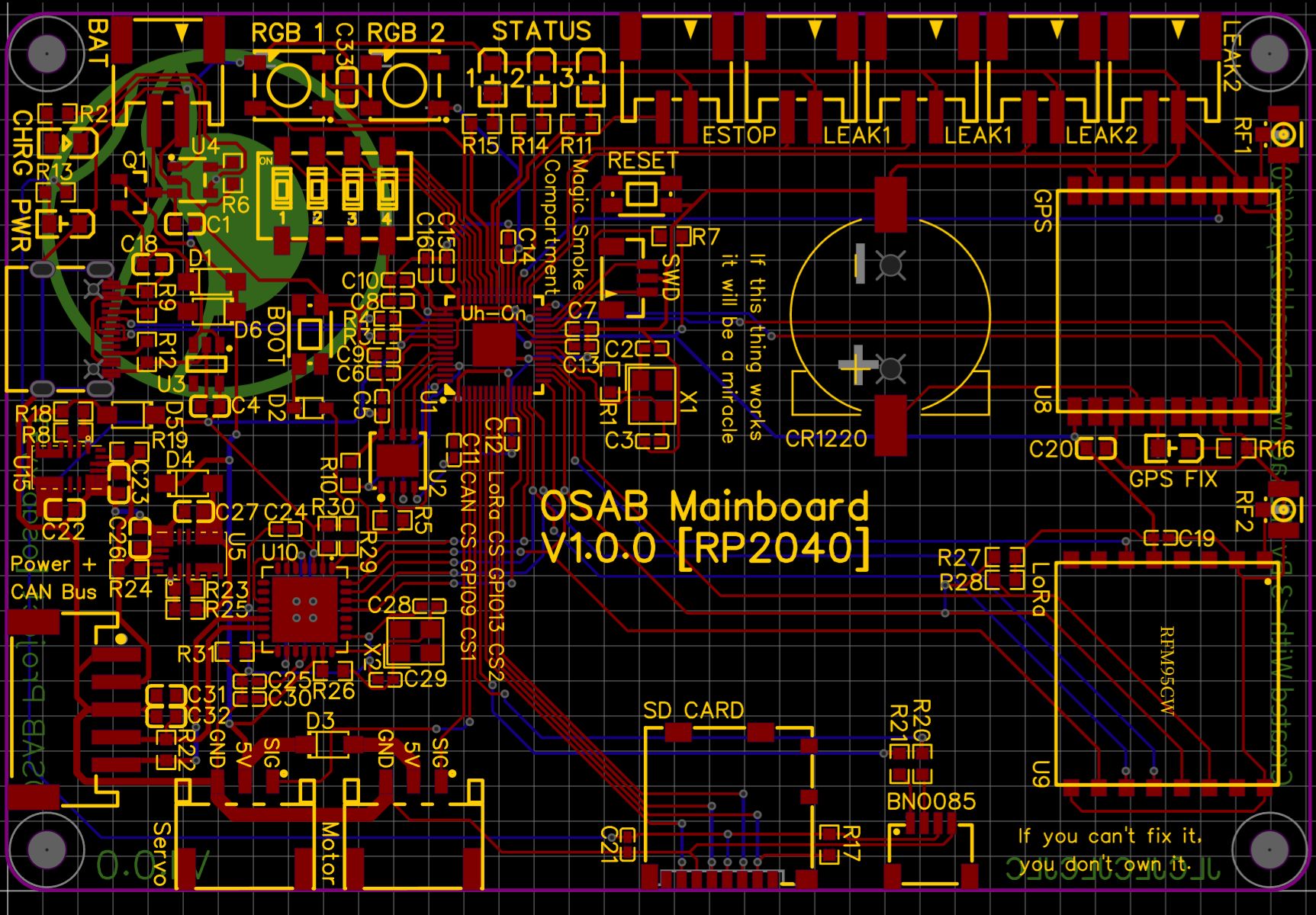 OSAB-RP2040-Mainboard-v1.0.0 - Platform for creating and sharing projects - OSHWLab
