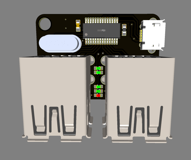 USB Mini HUB FE1.1S - EasyEDA open source hardware lab