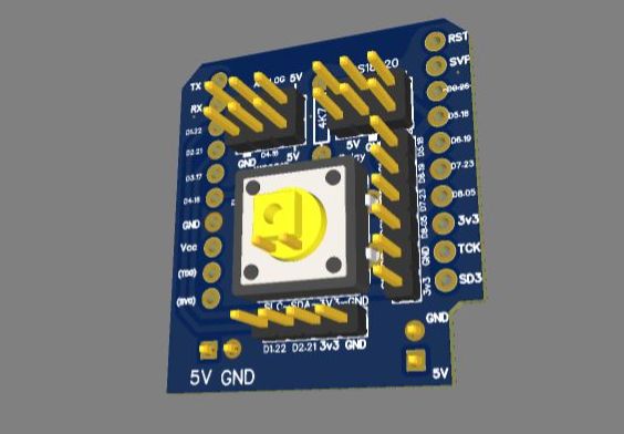ESP32 Wimos D1 IOT Board - Platform for creating and sharing projects - OSHWLab