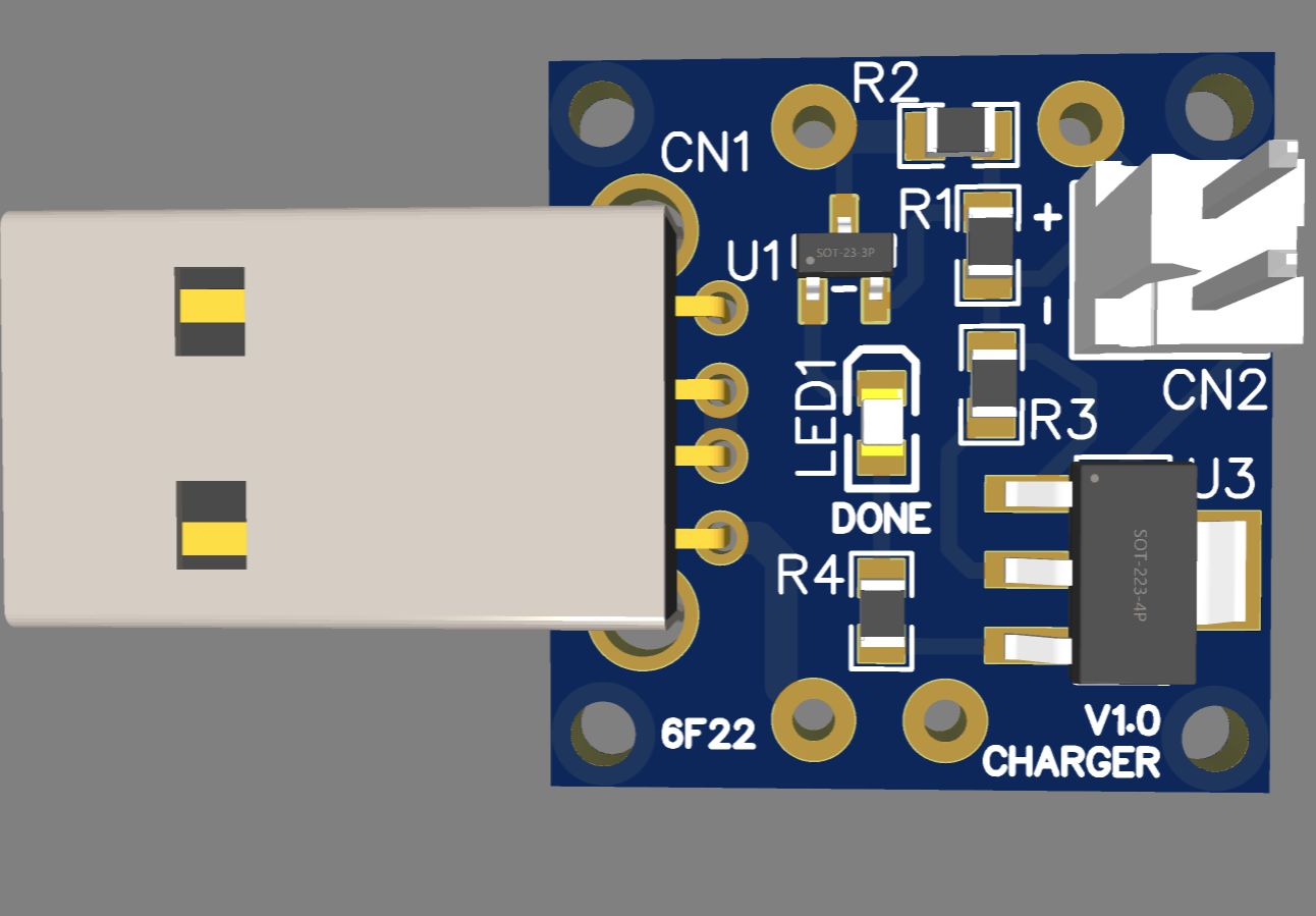 6F22 9V Ni-MH Charger on DC-DC step UP module - EasyEDA open source hardware lab