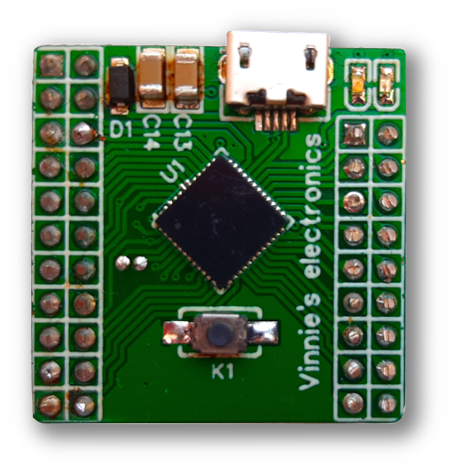 MINIPCB STM32F103CBU6 - EasyEDA open source hardware lab