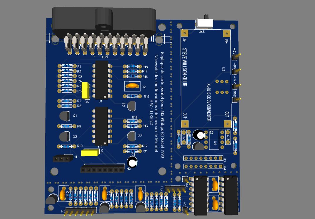 EF9345-to-SCART Minitel et Geantel (backup) - Platform for creating and sharing projects - OSHWLab