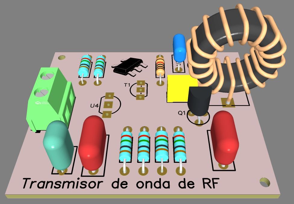 Lab_01 Transmisor de onda de RF - Platform for creating and sharing projects - OSHWLab