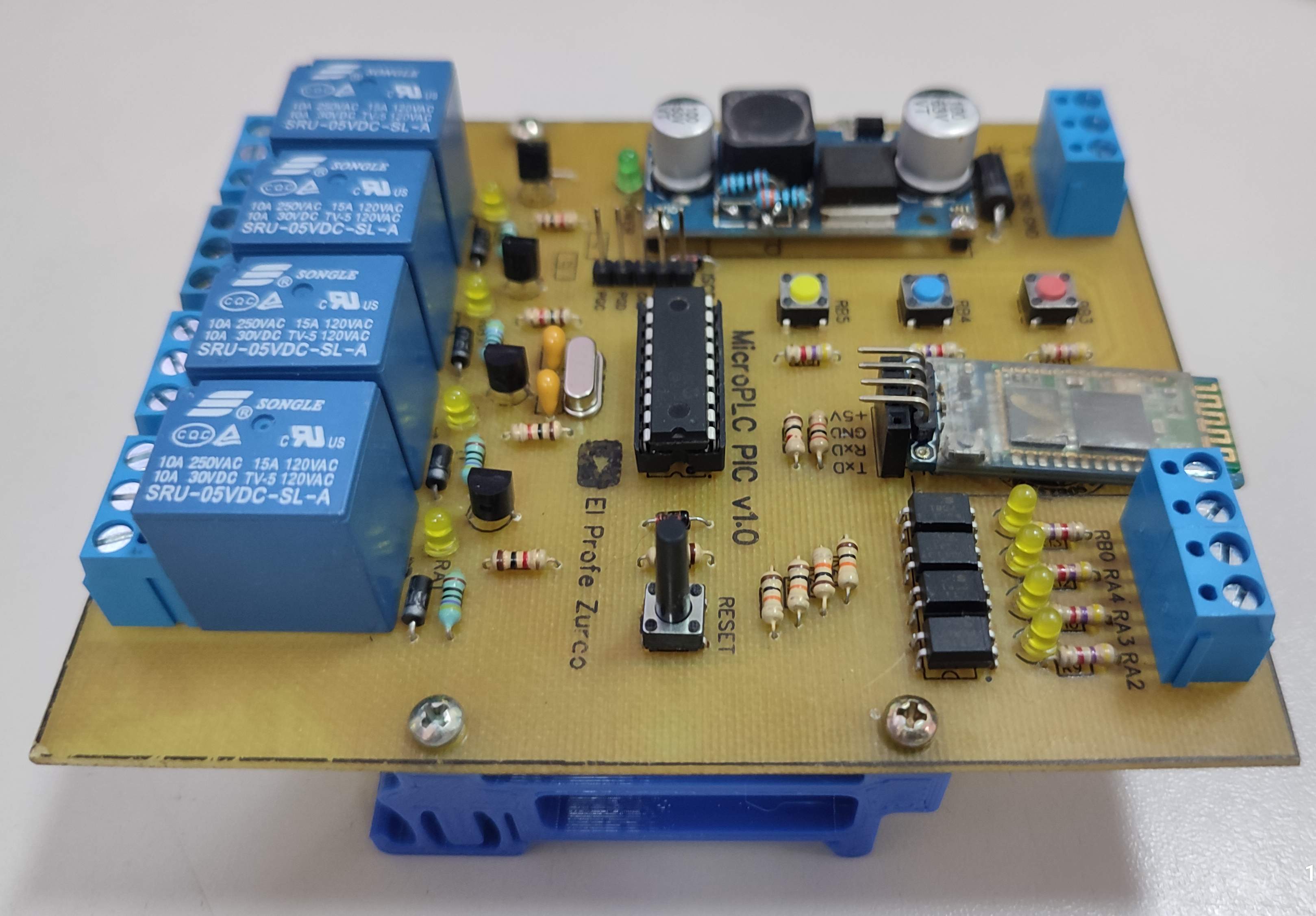 MicroPLC_PIC - Platform for creating and sharing projects - OSHWLab
