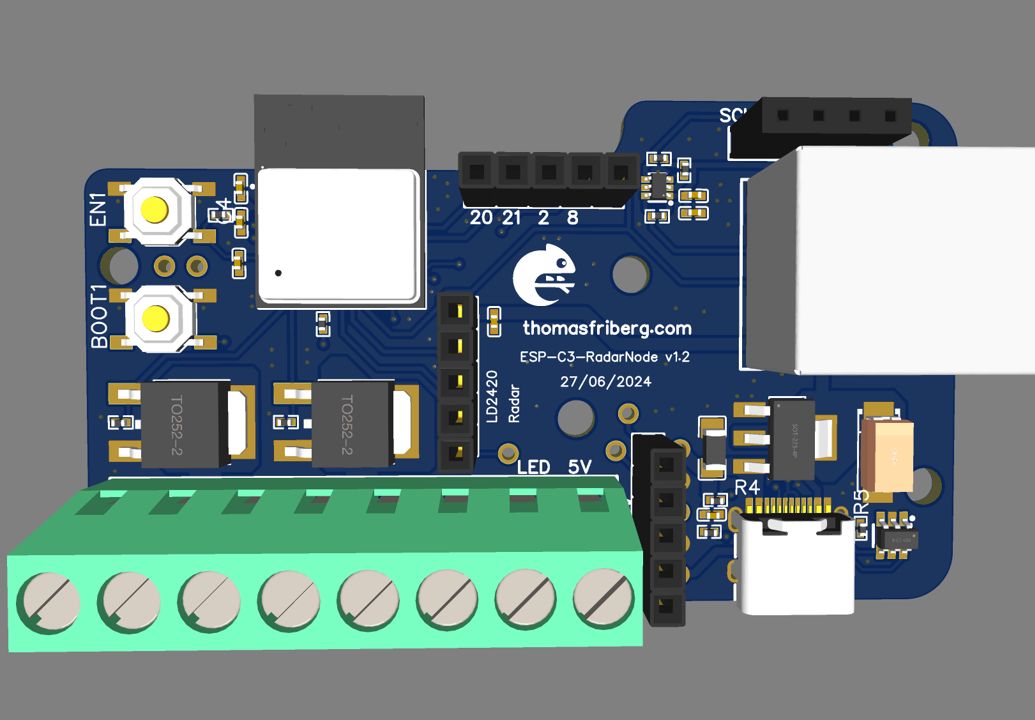 ESP-C3-RadarNode-Mk1.2 - OSHWLab