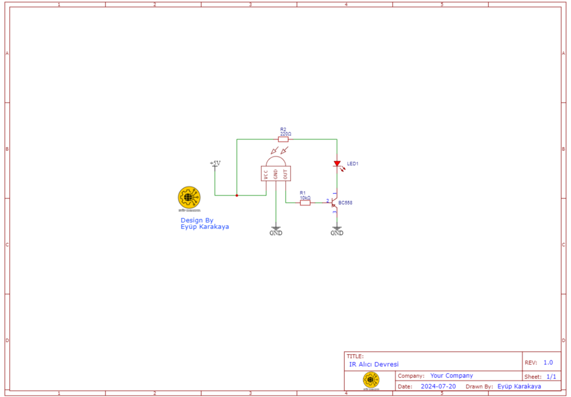 IR Alıcı Devresi - Platform for creating and sharing projects - OSHWLab