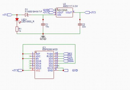 Adaptador Zelio ESP8266 - Platform for creating and sharing projects - OSHWLab