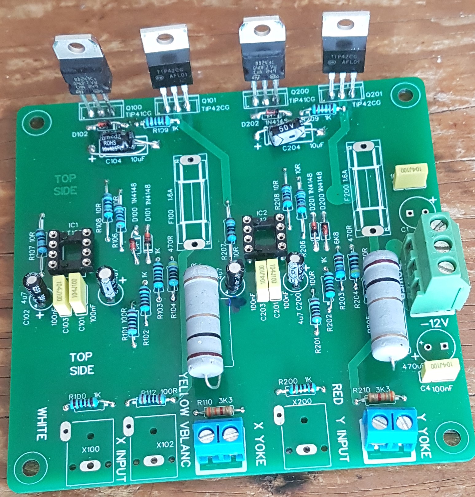 VECTOR DEFLECTION XY BOARD - EasyEDA open source hardware lab