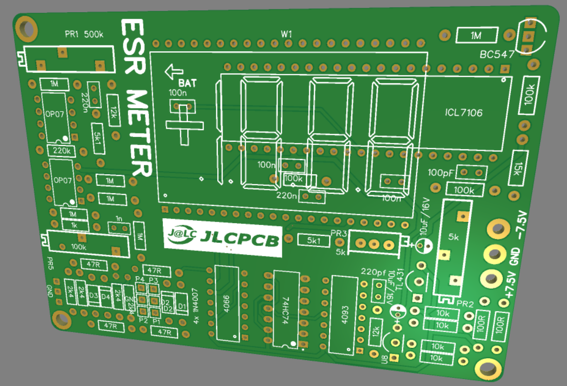 ESR METER - EasyEDA open source hardware lab