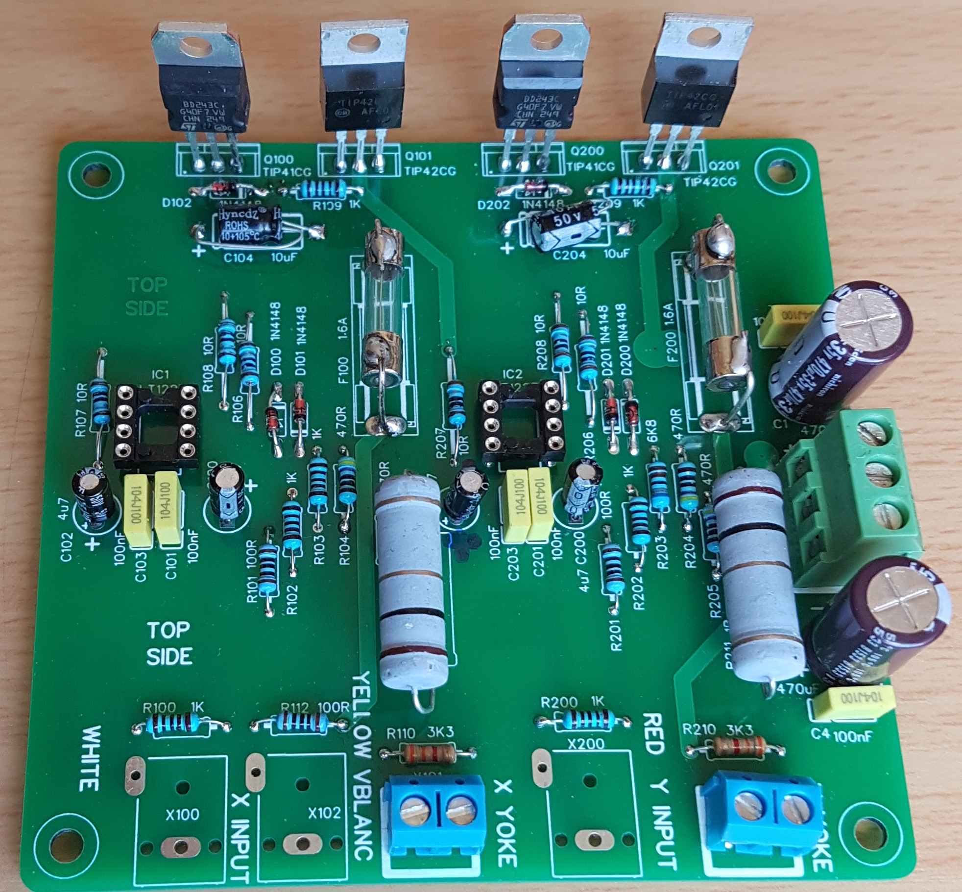 VECTOR DEFLECTION XY BOARD - EasyEDA open source hardware lab