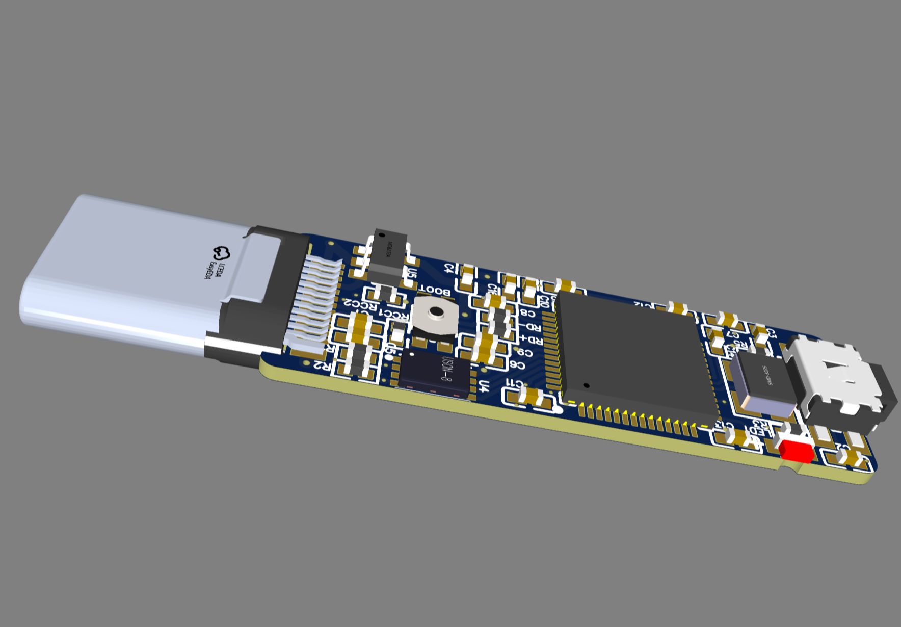 RP2040_USBC - Platform for creating and sharing projects - OSHWLab