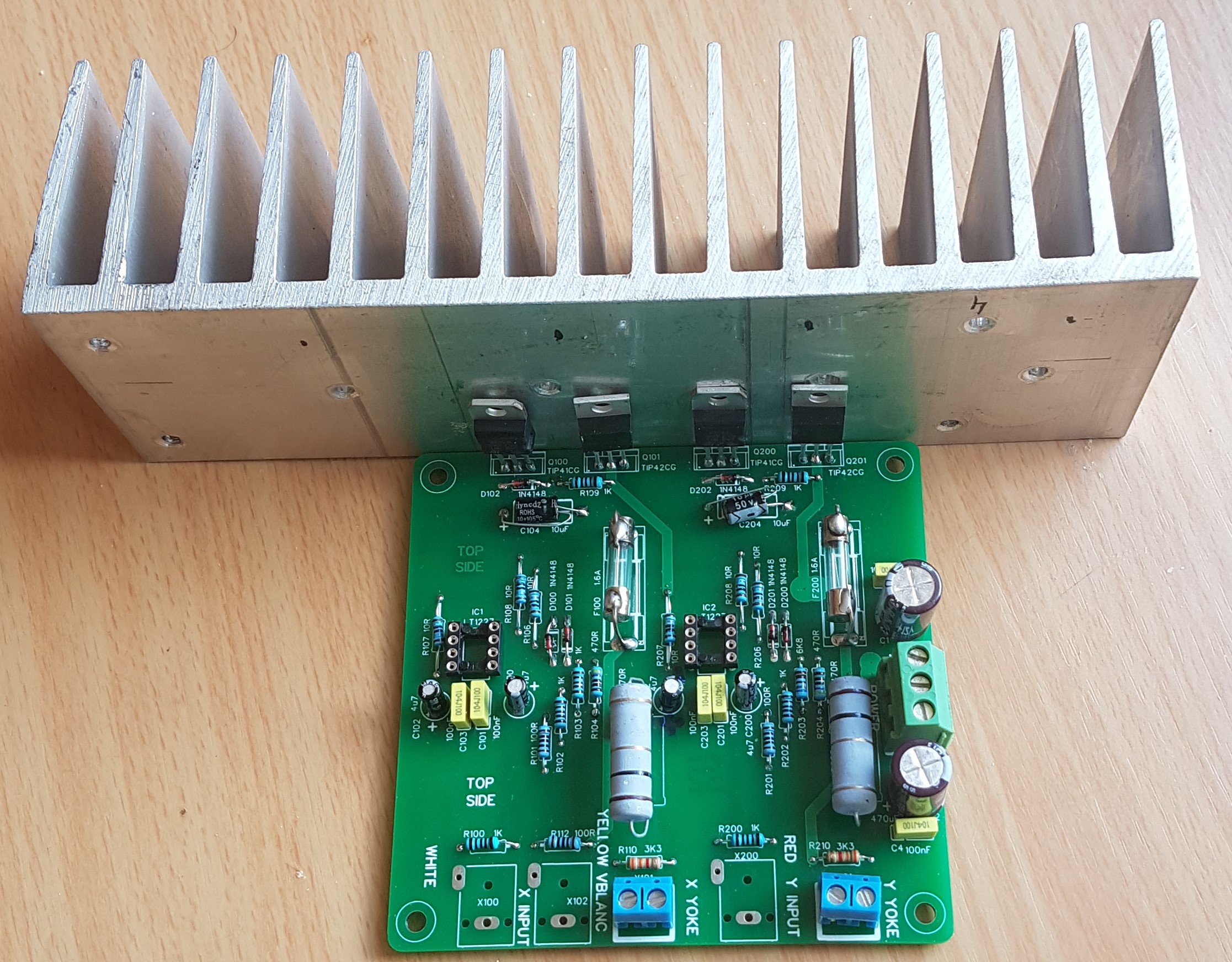 VECTOR DEFLECTION XY BOARD - EasyEDA open source hardware lab